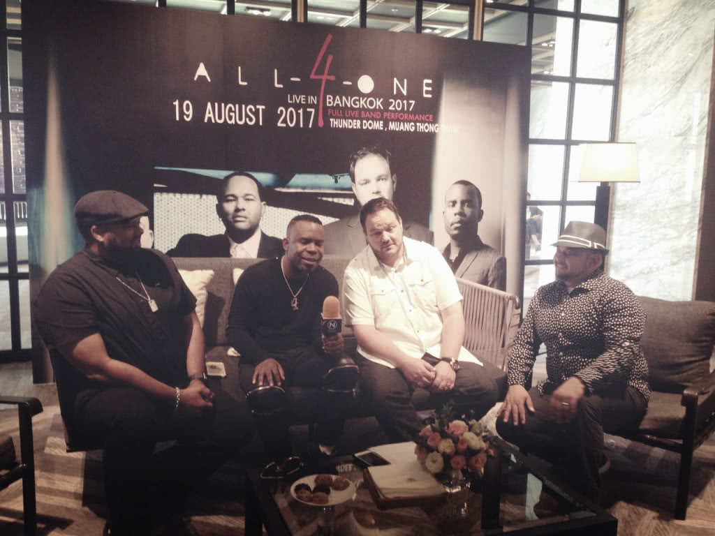 All 4 One กลับมาเยือนไทยอีกครั้งในรอบกว่า 20 ปี