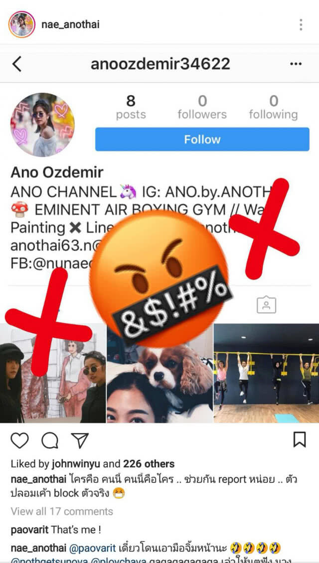 "เนะ อโณทัย" วอนผู้ไม่หวังดีเลิกปลอม IG