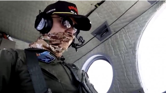 ทอ.บินกระจายเสียง แนะ ปชช. สู้ภัยโควิด-19