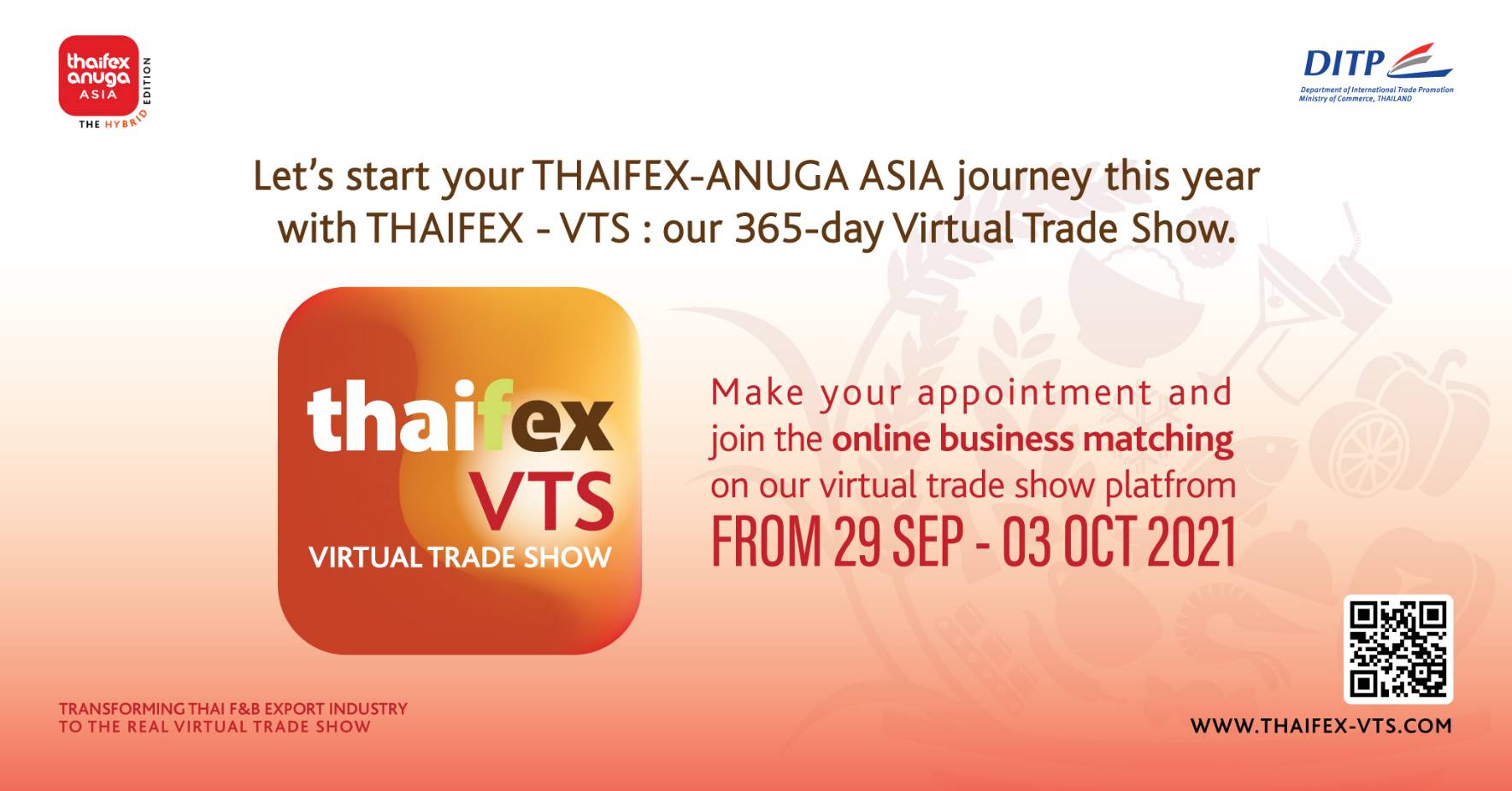 พาณิชย์จัดงาน THAIFEX เจรจาธุรกิจออนไลน์ ตั้งเป้ายอดขาย 830 ล้าน