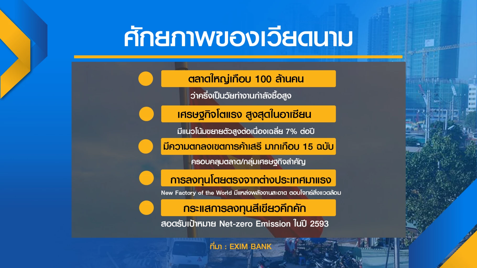 กระทรวงการคลังหนุนภาคเอกชนลงทุน CLMV