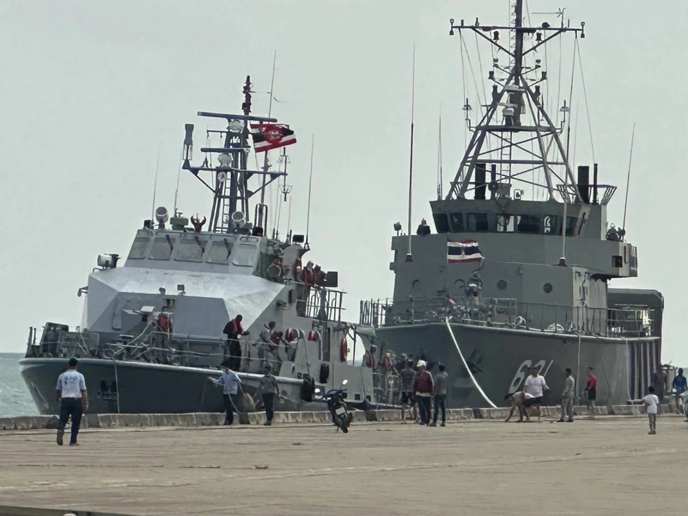 เปิดภาพแรก "เรือหลวงสุโขทัย" ใต้ท้องทะเล บันทึกภาพได้จาก เรือหลวงบางระจัน