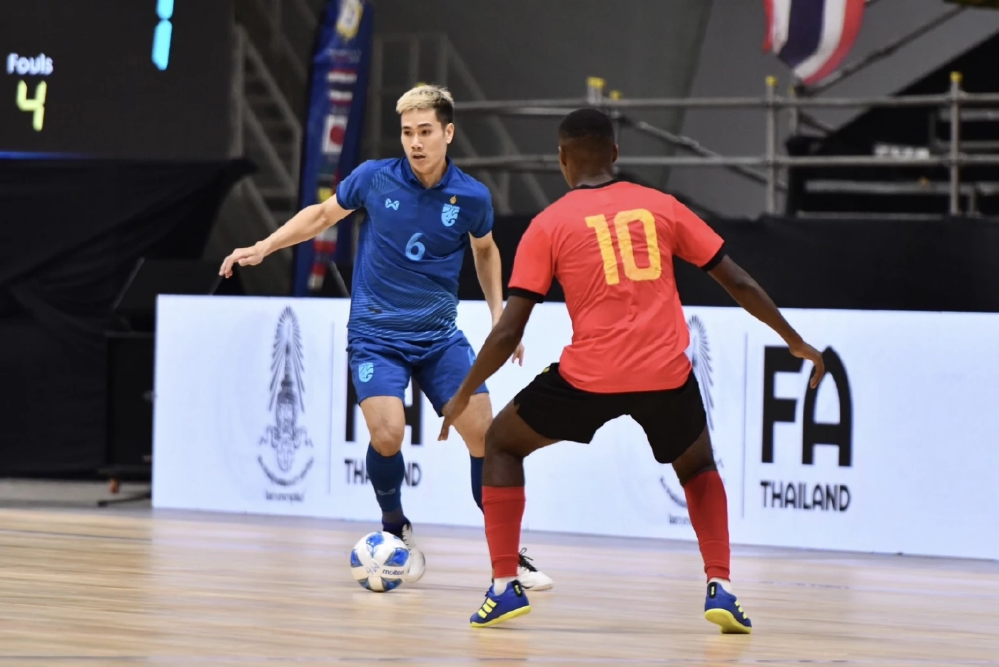 ฟุตซอลไทยถล่มโมซัมบิก 6-2 ประเดิมศึก NSDF