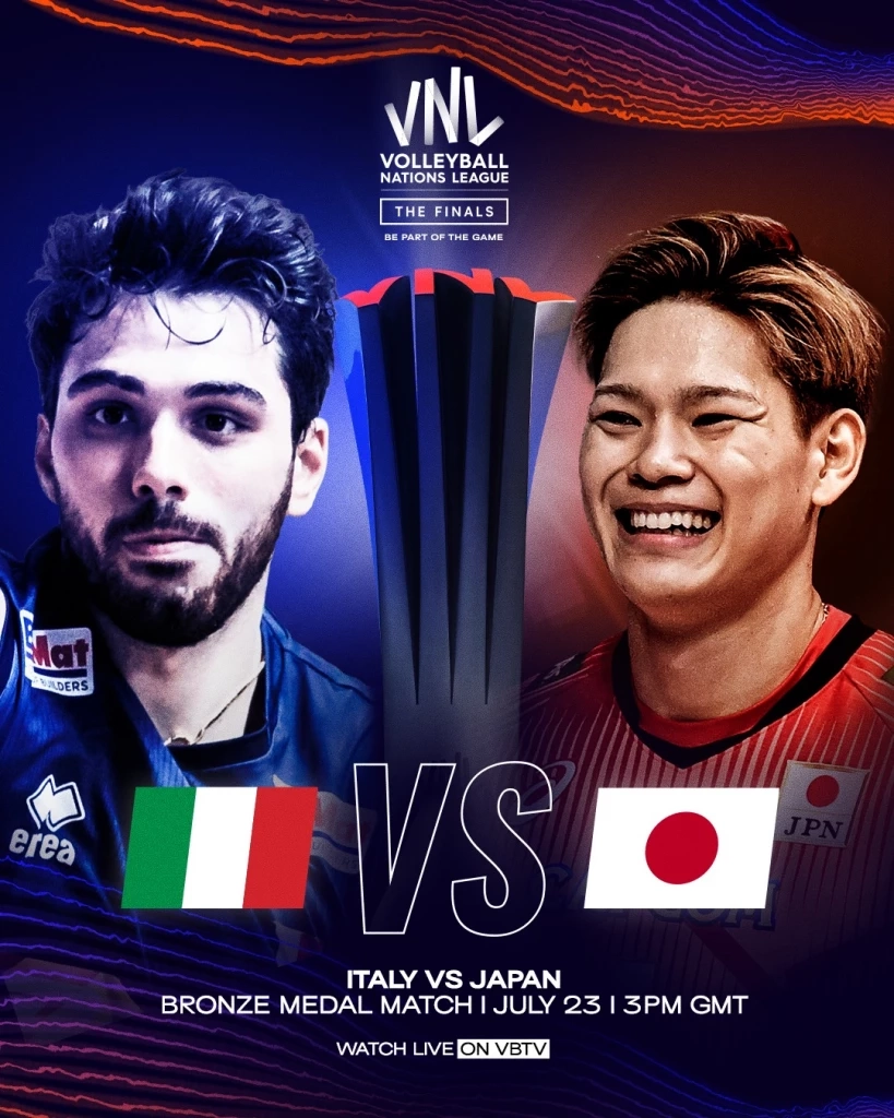 "โปแลนด์ vs สหรัฐฯ" นัดชิงวอลเลย์บอลชาย VNL2023 คืนนี้ เช็กสถิติ-ลิงก์ชมสด