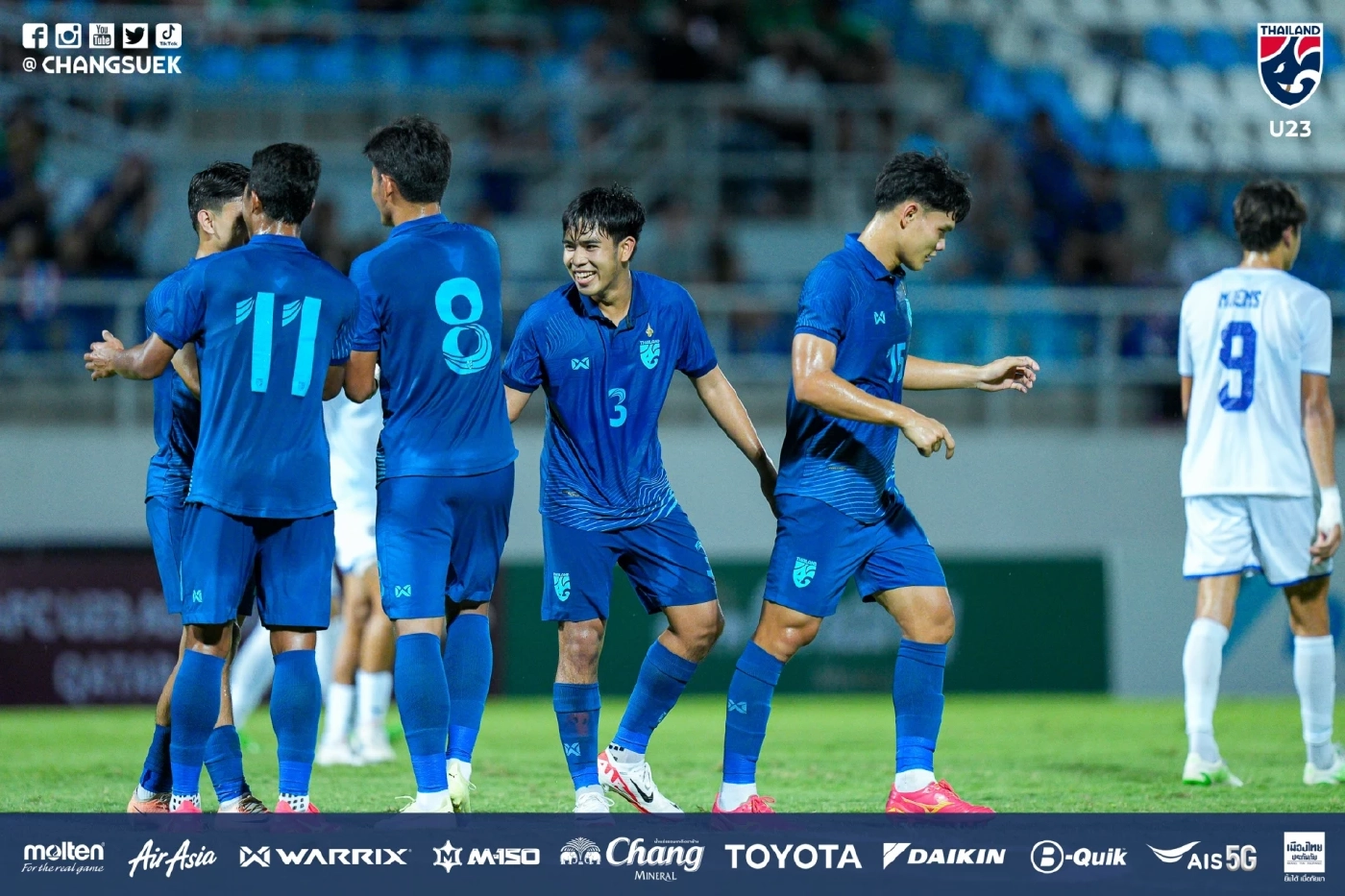 "ไทย vs มาเลเซีย" ศึก U23 ชิงแชมป์เอเชียคืนนี้ เช็กสถิติ-ความพร้อม-ลิงก์ชมสด