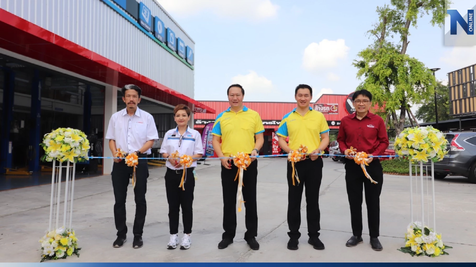 ซัสโก้ร่วมแสดงความยินดี เปิดศูนย์บริการรถยนต์ MMS Bosch และ W by Wizard